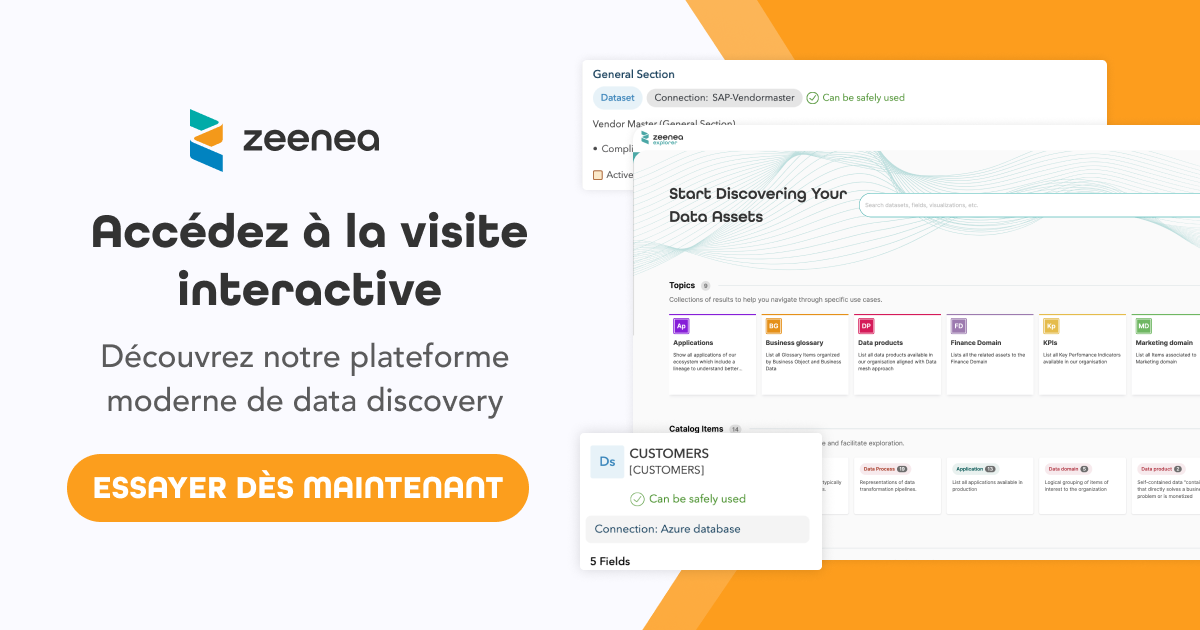 Accédez à la visite interactive de Zeenea